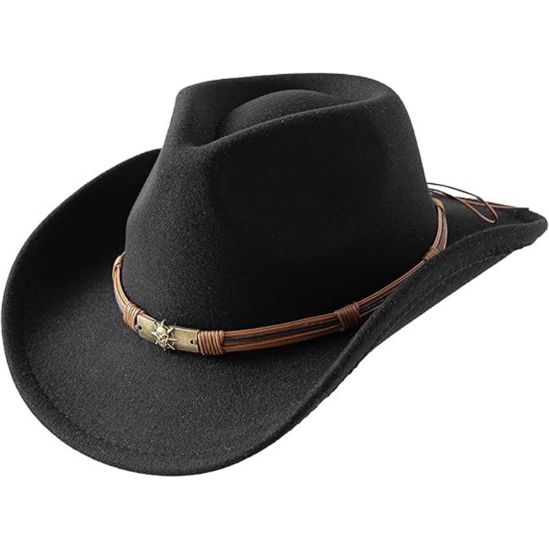 DIY Ковбойская Шляпа Лента Западная Унисекс Деним