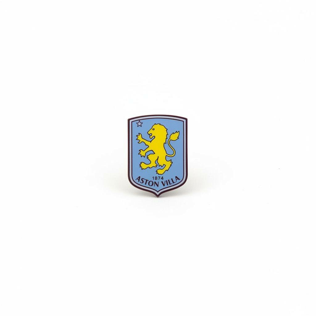 Значок футбольный клуб Астон Вилла Aston Villa FC 1874, Английская Премьер Лига