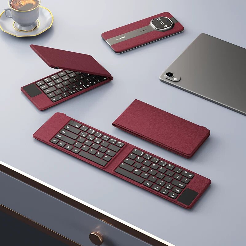 Складная Bluetooth-клавиатура BOW Premium Smart Touch для телефонов Mate70, планшетов X6 и iPad, совместимая с Huawei