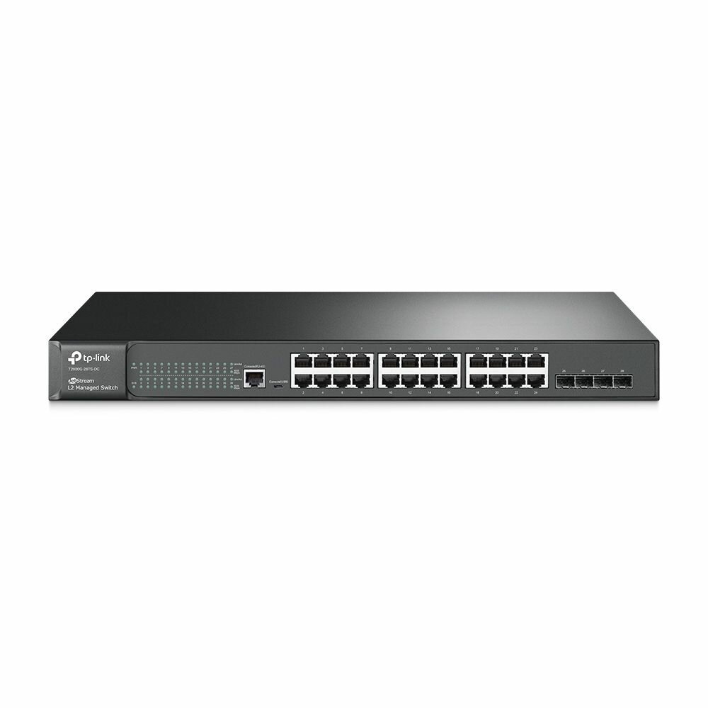 Коммутатор TP-Link T2600G-28TS-DC(RU) Ver:1.0