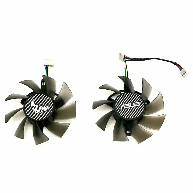 Комплект кулеров 75мм 6 pin для видеокарт Asus TUF RTX 2060 GTX 1660 1650