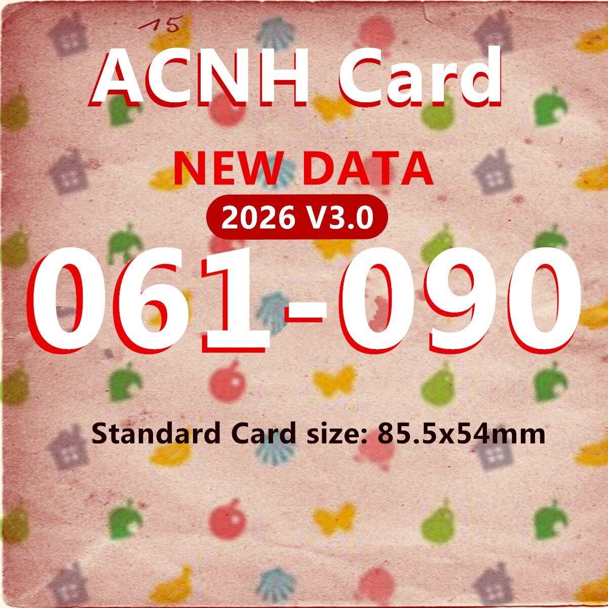 NFC-карта ACNH V3.0 Animal Games 1 072 Lionel