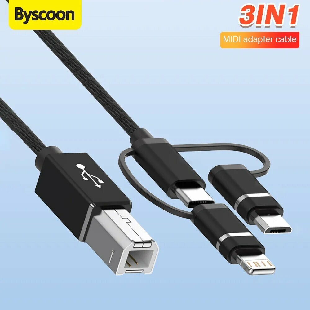 Кабель для подключения периферийных устройств Apple Lightning, 1 м, черный