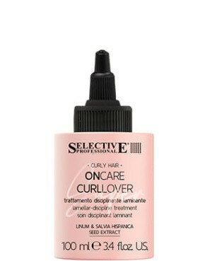 Selective On Care Curllover - Супердисциплинирующий флюид для ламинирования волос 100 мл