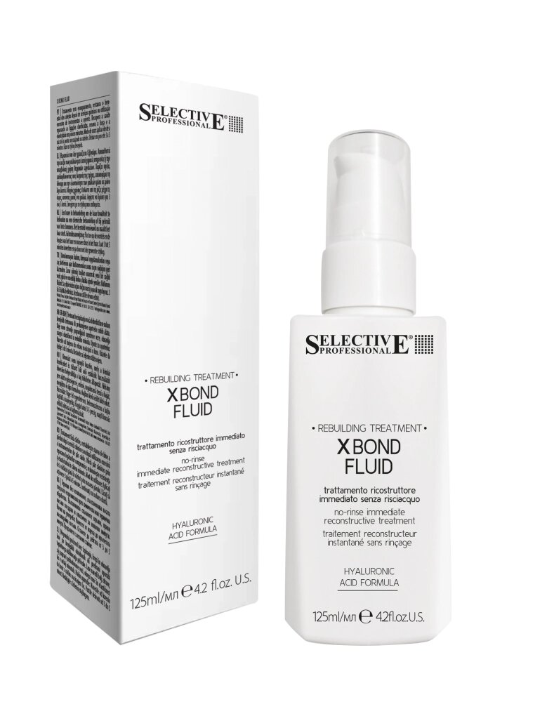 Флюид реструктурирующий SELECTIVE PROFESSIONAL X BOND FLUID для восстановления поврежденных кератиновых связей 125 мл