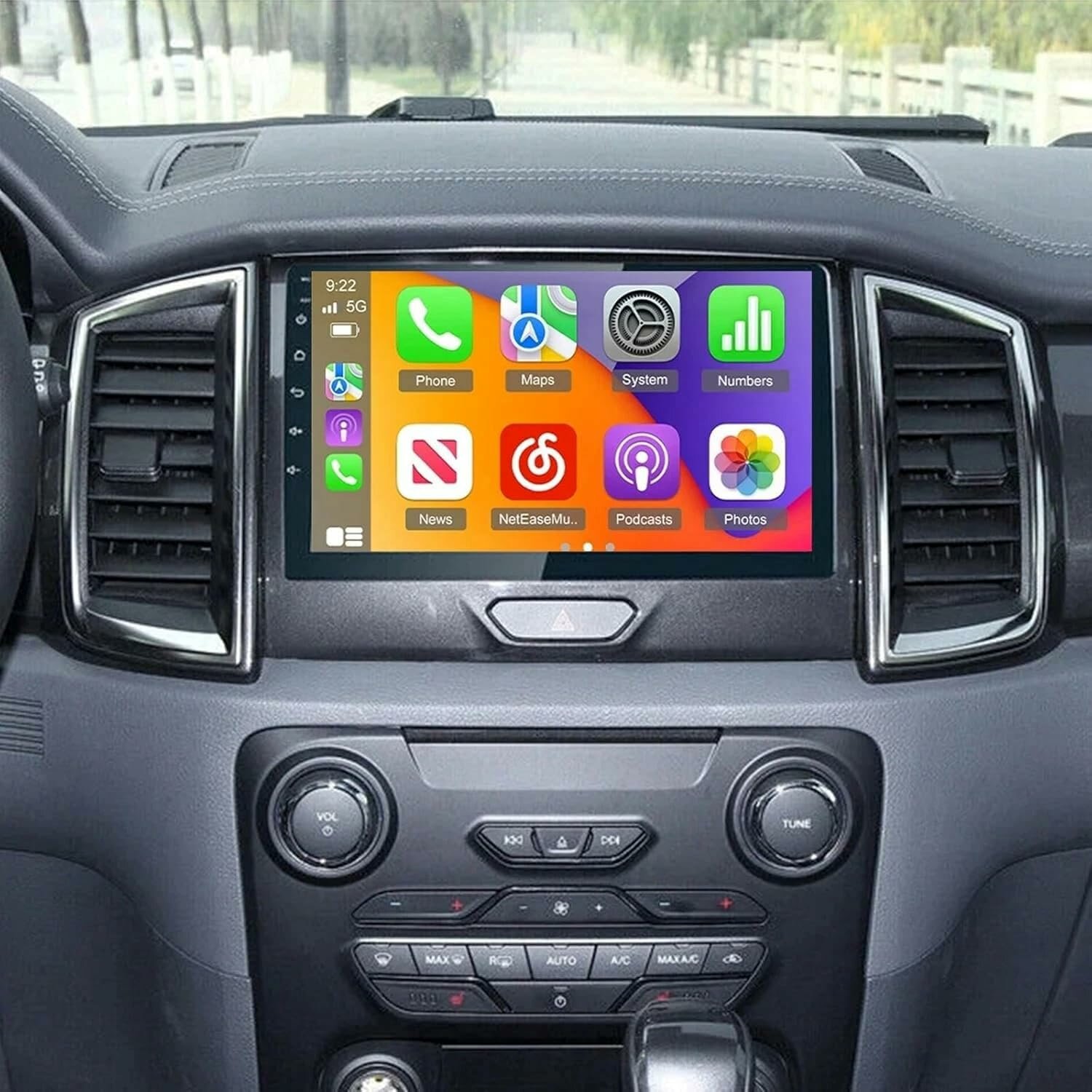 Автомобильная стереосистема для Ford Ranger 2016-2019, 9-сенсорный экран для Ranger, Android-стерео с беспроводной