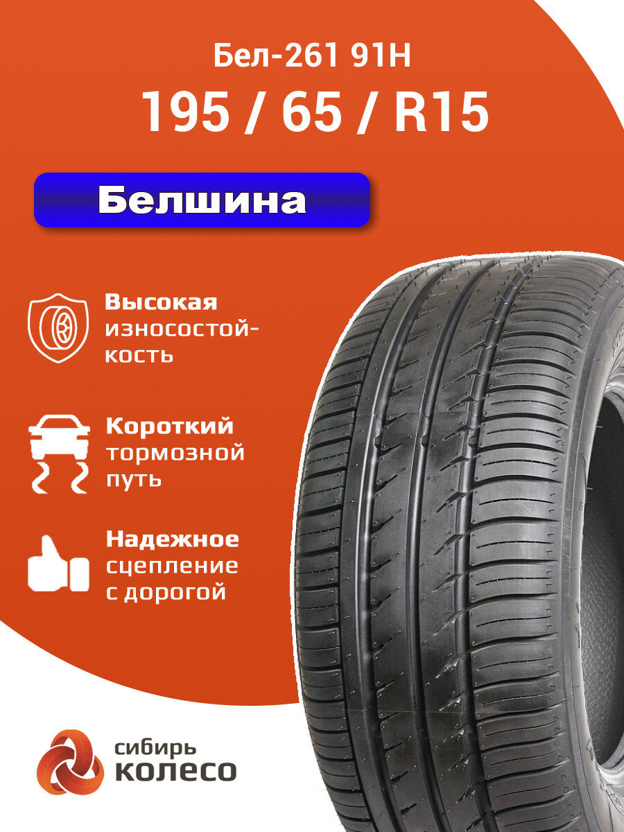 195/65R15 Белшина Бел-261 91H
