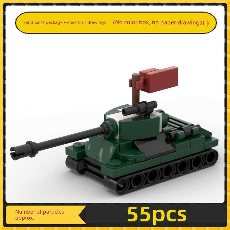 Аутентичный набор LEGO IS-2 Тяжелый танк MOC историческая реконструкция советской армии Второй мировой войны для