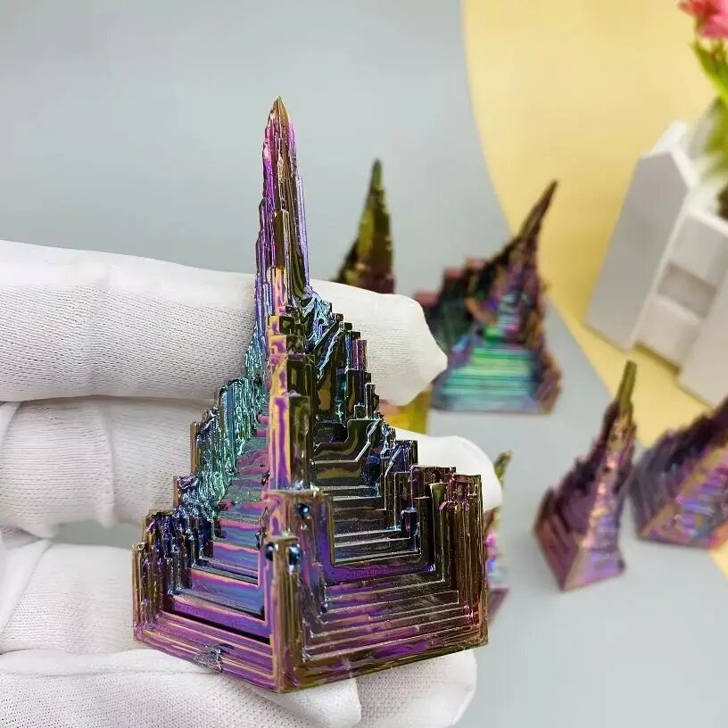 Минеральная пирамида радужная, 35-50g