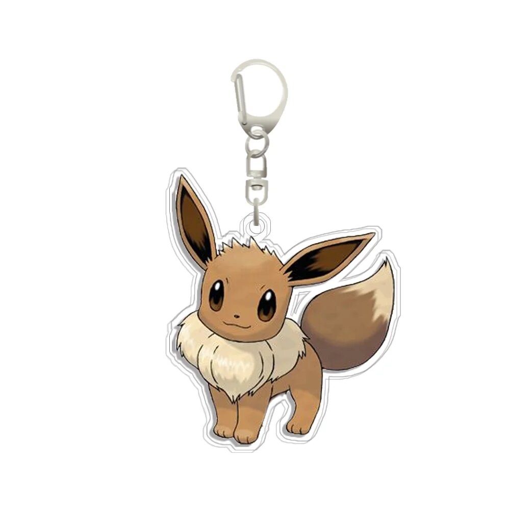 Акриловый брелок Pokemon Eevee, Keychain
