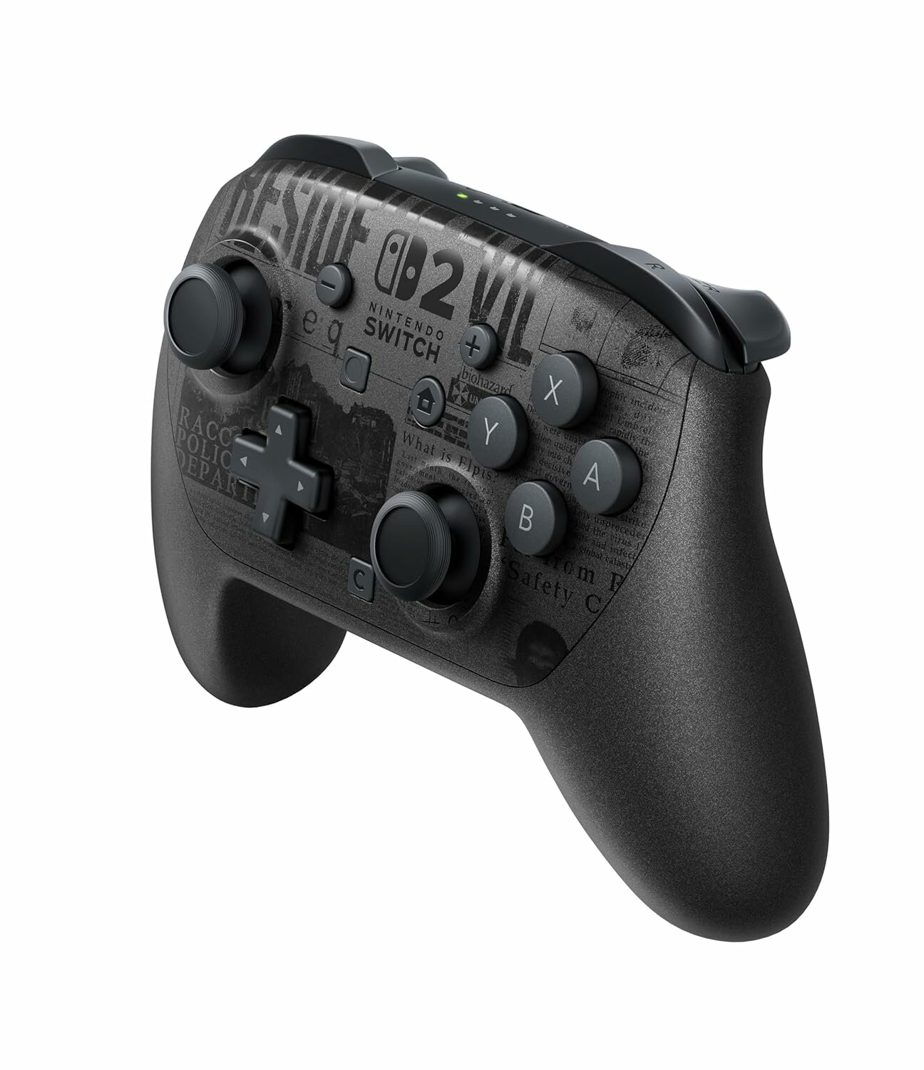Геймпад Nintendo Switch 2 Pro Controller Resident Evil Requiem Edition, черно-серый — фото 1