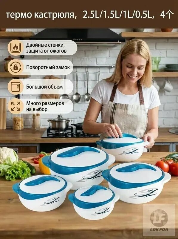 Термокастрюля 2,5 л л.