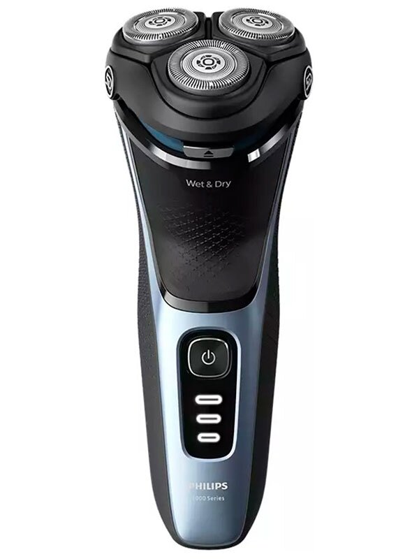 Электробритва Philips S3243/12 черный/голубой