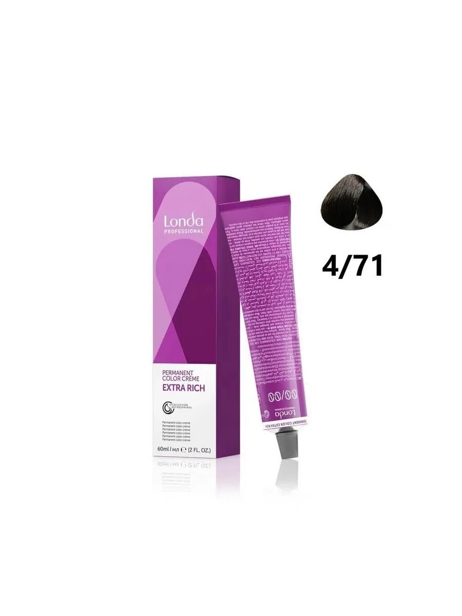 Londa Professional Cтойкая крем-краска для волос 4/71 60 мл