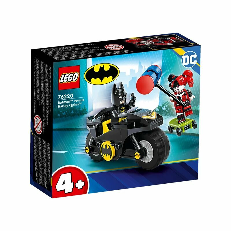 LEGO Бэтмен и Харли Квин Супергеройский набор для детей, 76220, Игрушка для постройки в подарок