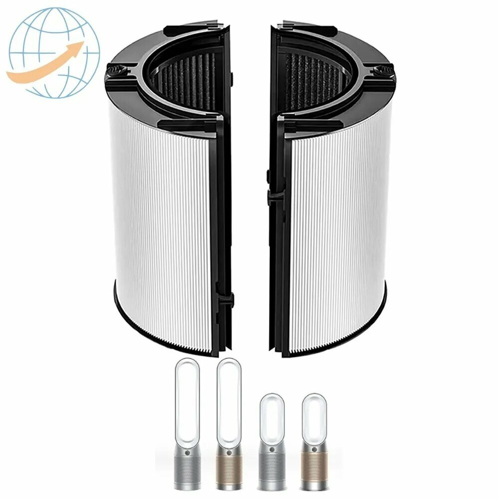 Сменный стеклянный фильтр Combi 2 в 1 HEPA+уголь для очистителей воздуха Dyson серии Pure Cool Hot Fan