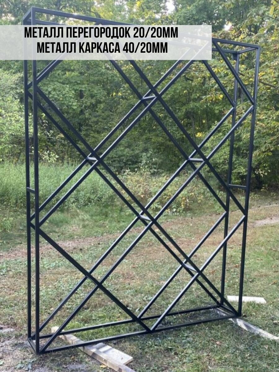 Дровница Mangal Gold, напольная, переносная, пристенная, металлический стеллаж для дров, черная
