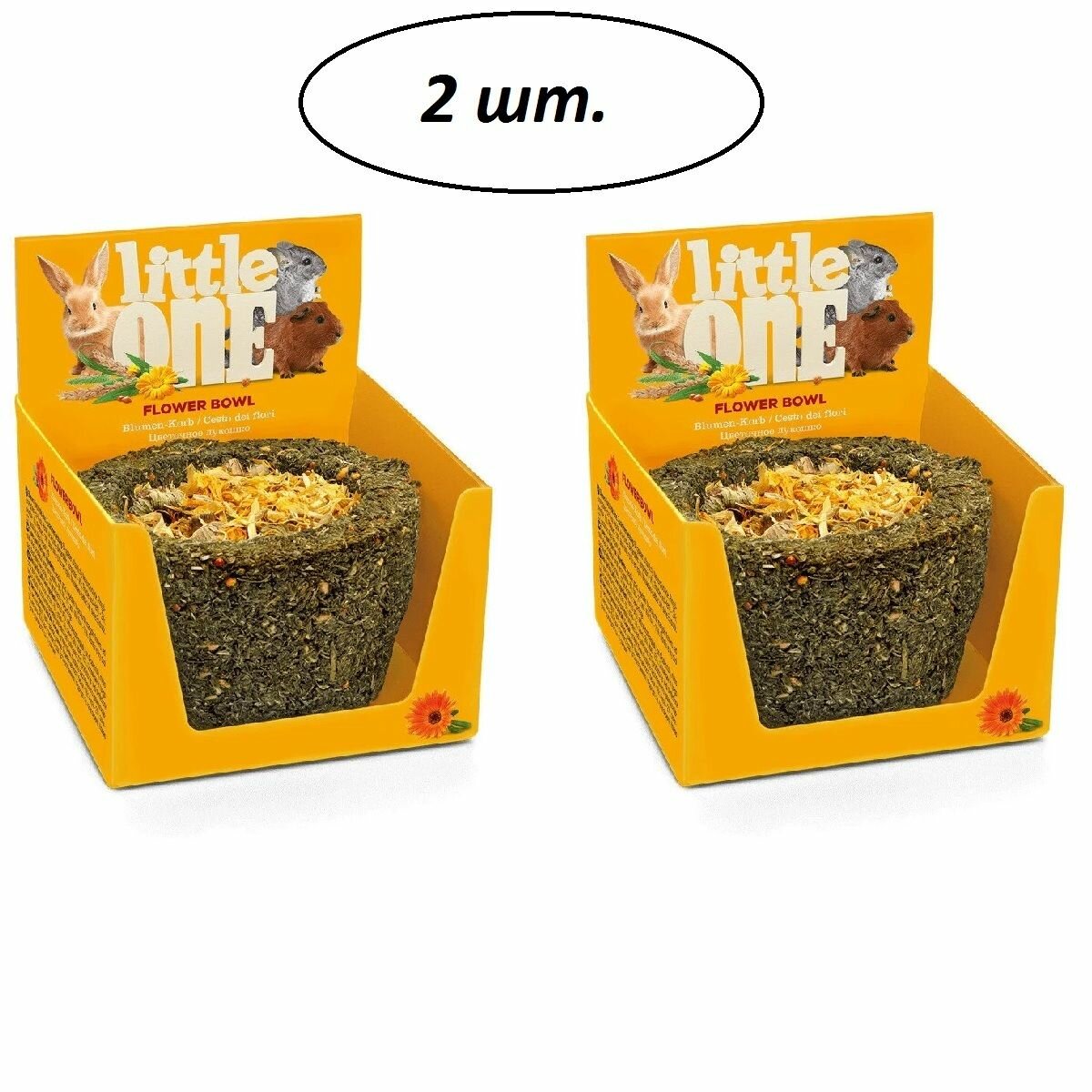 Little One Лакомство для грызунов Цветочное лукошко 120г (2 штуки)