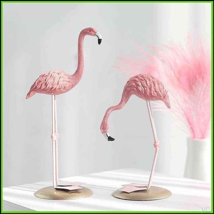 Розовая статуя фламинго, Фигурка декоративная