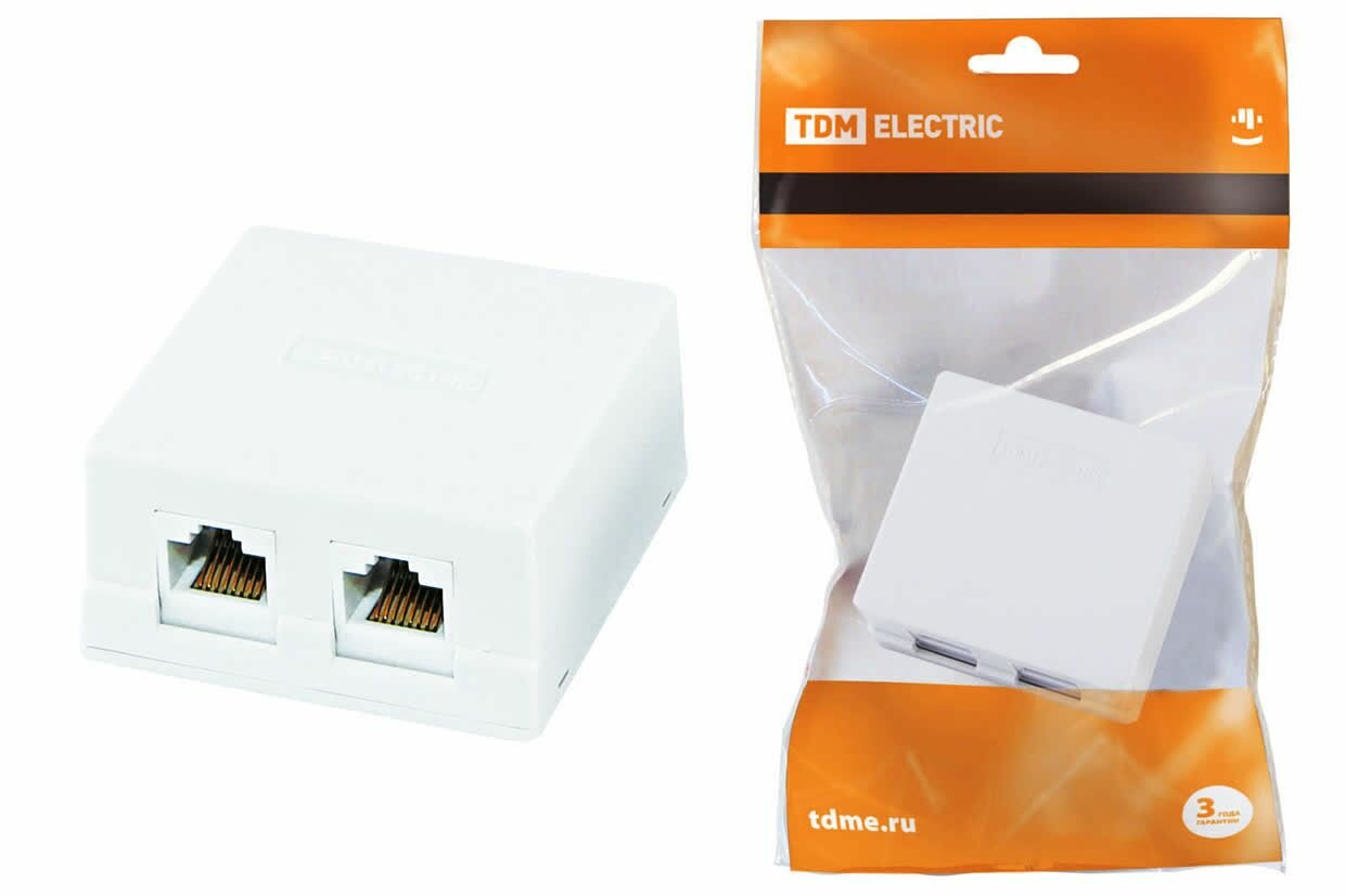 Компьютерная розетка 2xRJ-45 SQ1809-0004 1шт