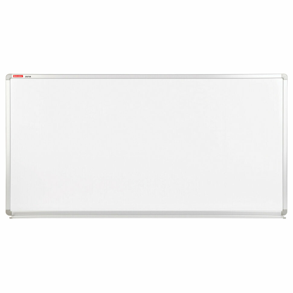 Доска магнитно-маркерная 90х180 см, улучшенная алюминиевая рамка, гарантия 10 ЛЕТ, BRAUBERG Premium, 231716, 231716