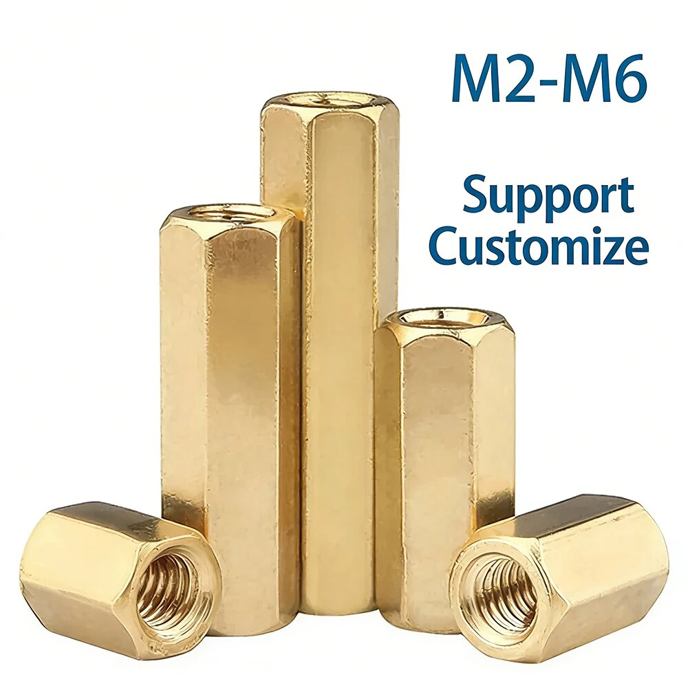 Латунные стойки-спейсеры M2-M6 20mm, M3XL (20pcs)(Custom)