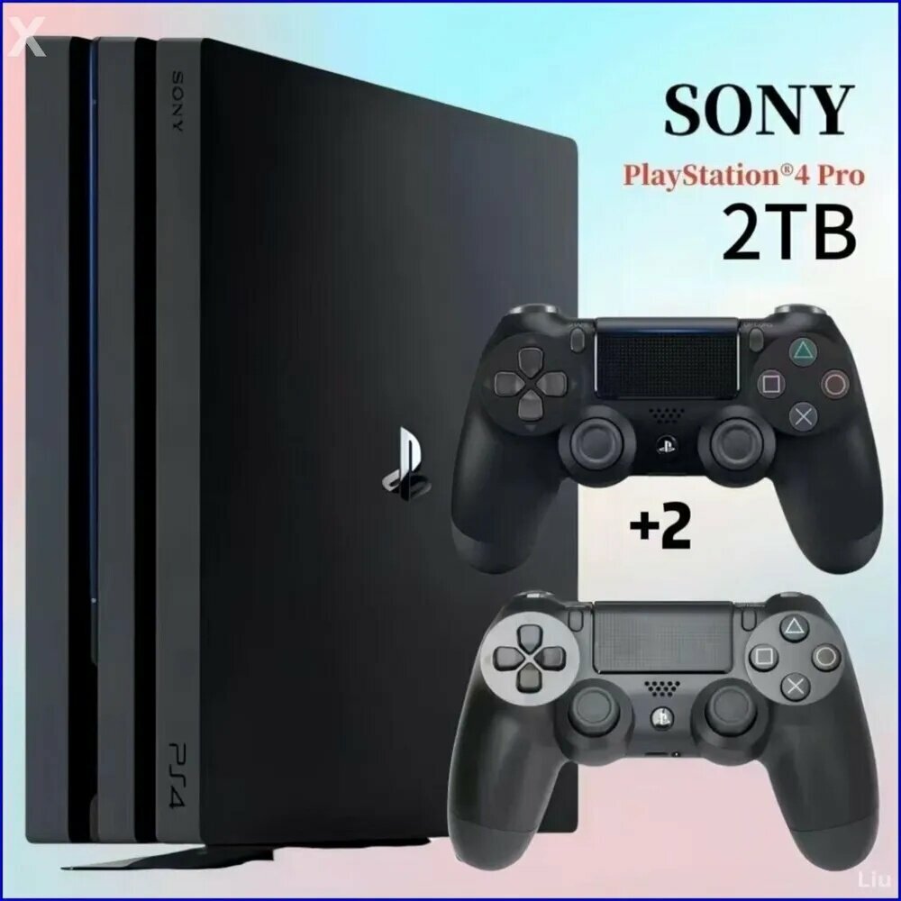 Игровая консоль Sony PS4 pro 2TB(игровые контроллеры*2)