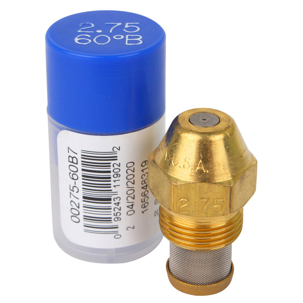 Форсунка Delavan 2.75GPH, 60B, 00275-60B7, В - образная форма распыла, угол 60 градусов, для дизеля — фото 1