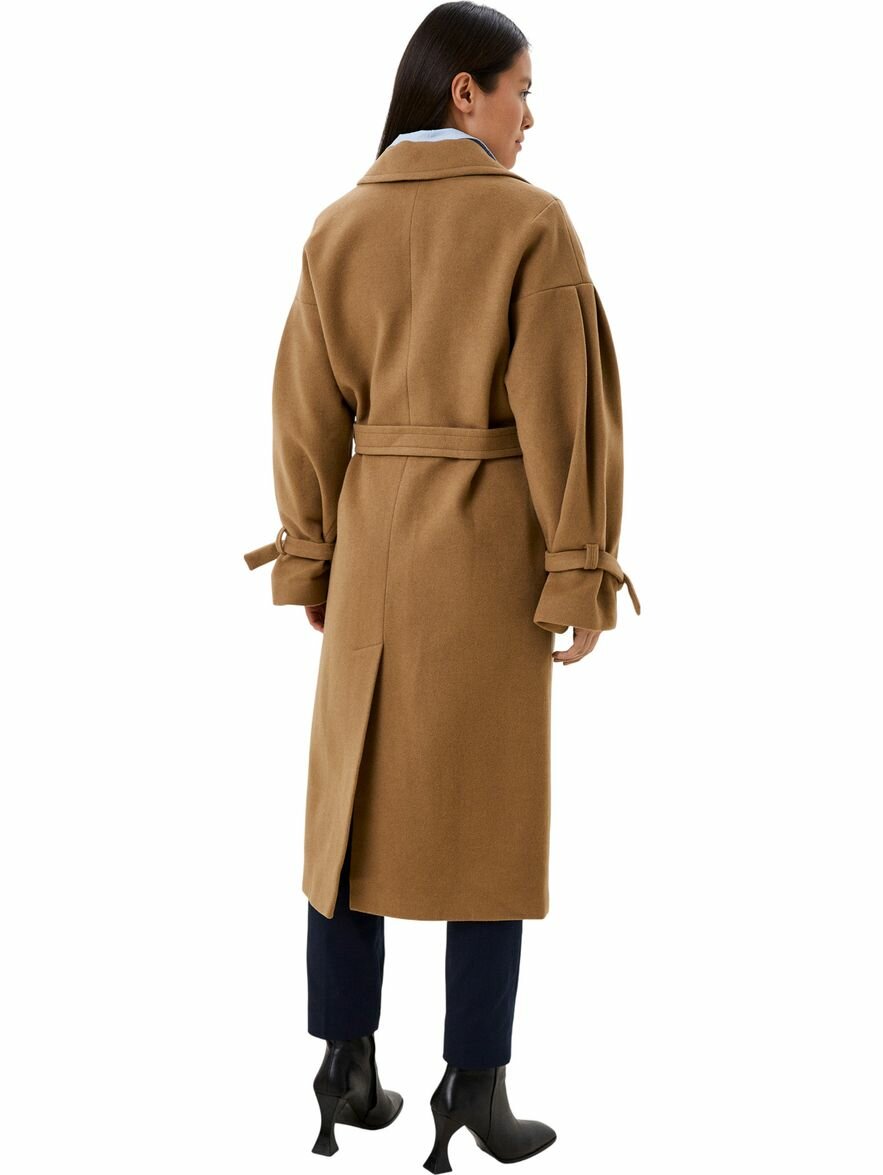 Пальто B.L.E.S. Coat Crea, размер 48, бежевый — фото 1