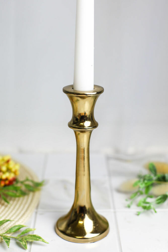 Канделябр фабио, золотой, на одну свечу, 16 см, Koopman International A98000860