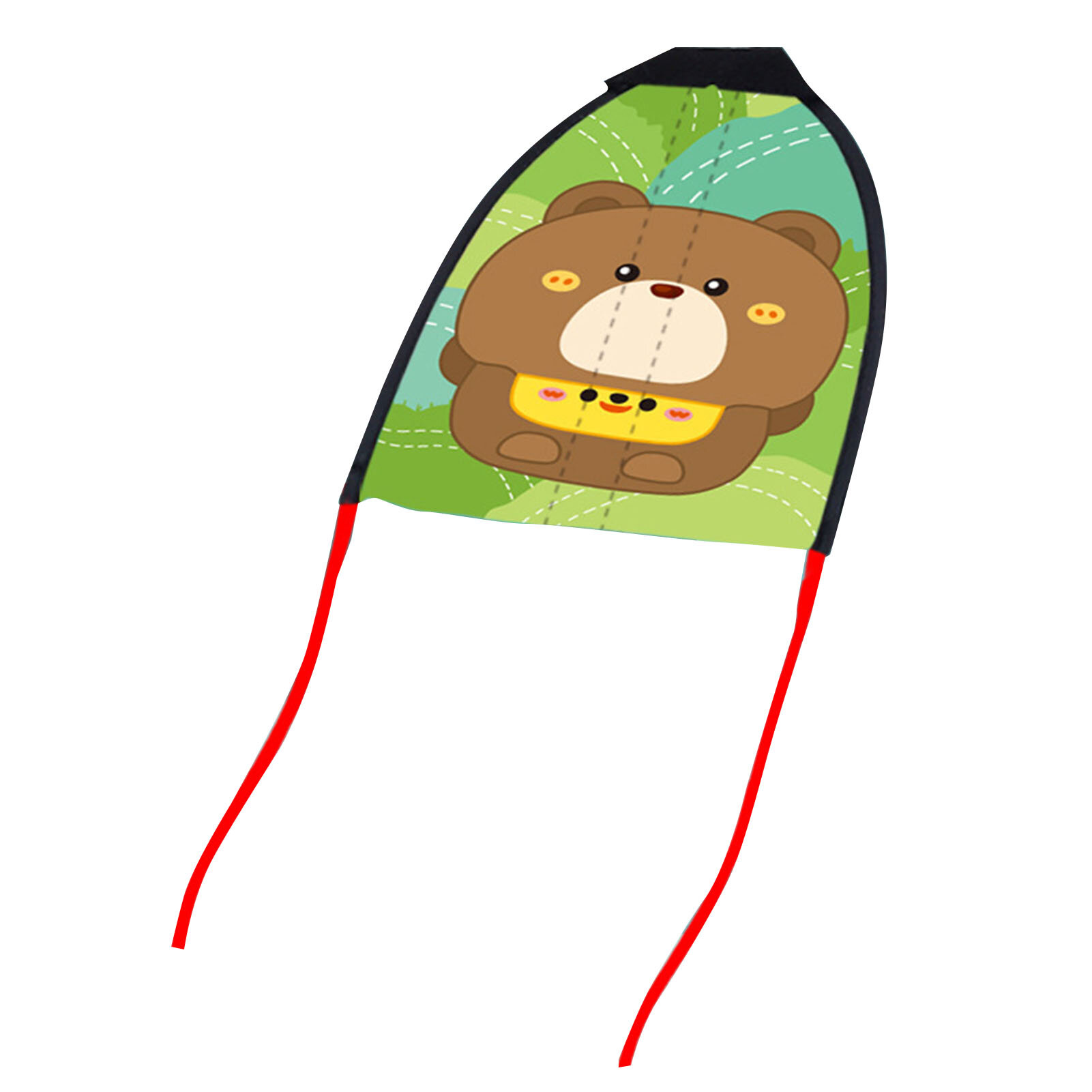 Детский воздушный змей-катапульта с резинкой, эластичный, для полетов на открытом воздухе, игрушка для спорта — медвежонок.