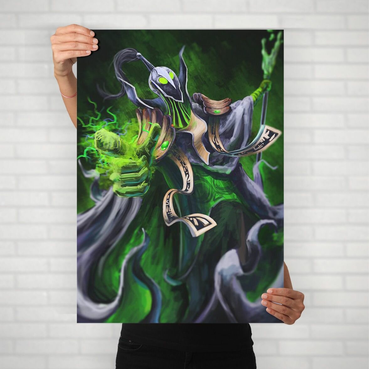 Плакат на стену для интерьера Dota 2 (Rubick 1) - Постер по игре формата A2 (42х60 см)