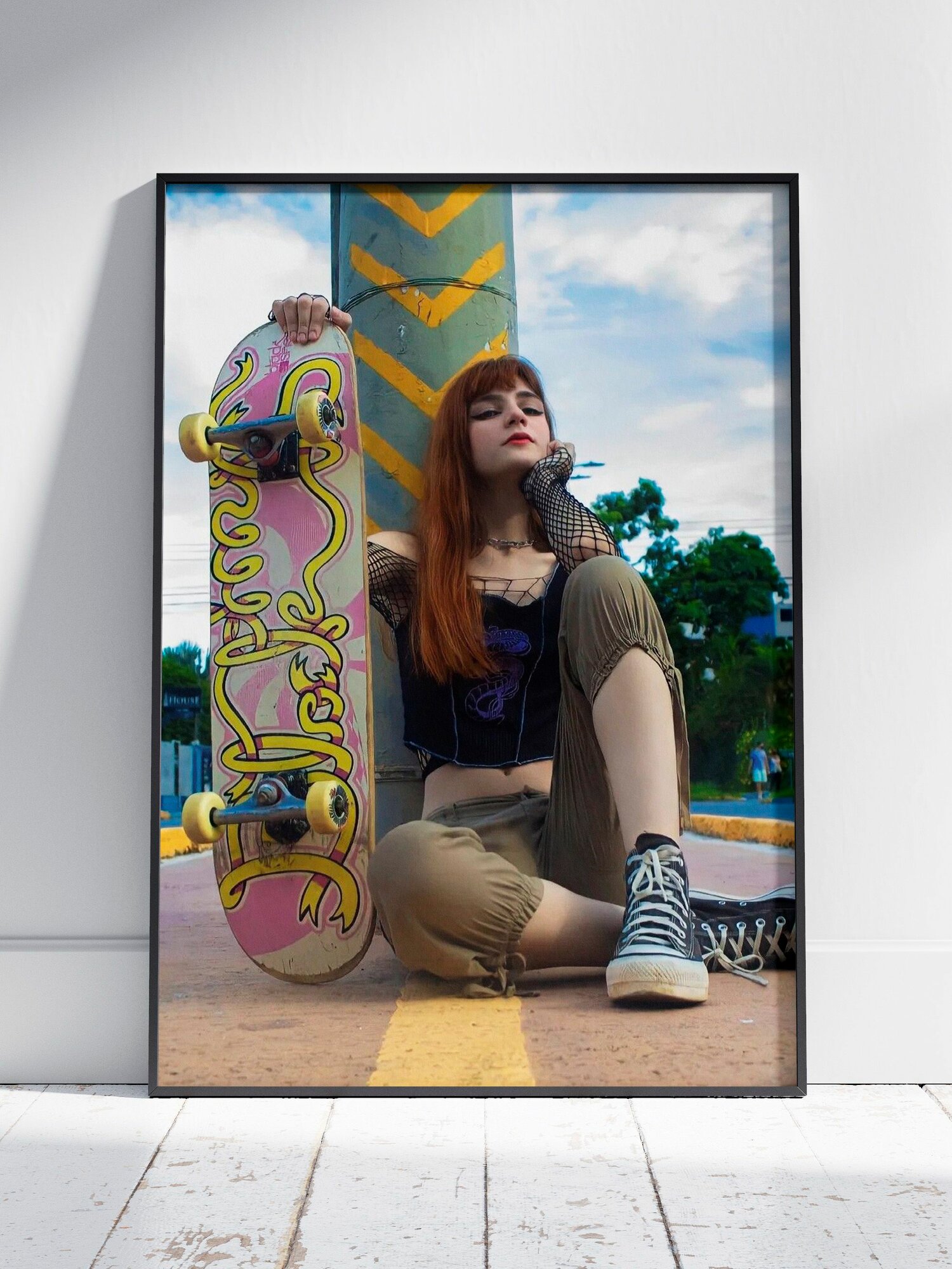 Плакат на стену для интерьера Стиль Скейтер (Skate Style 4) - Постер по моде и эстетике формата A4 (21x30 см)