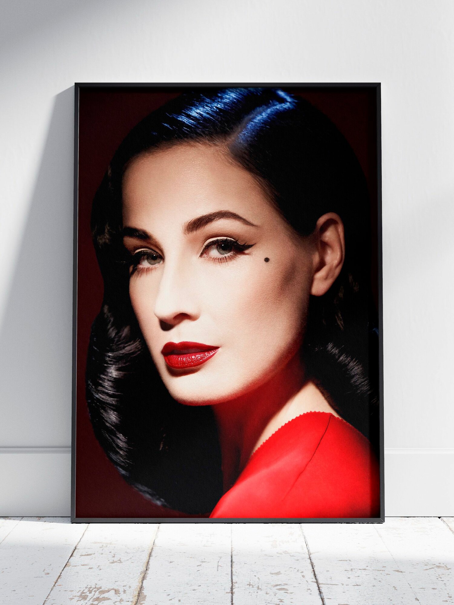 Плакат на стену для интерьера Дита фон Тиз (Dita Von Teese 27) - Постер по модели, бренду и моде формата A4 (21x30 см)