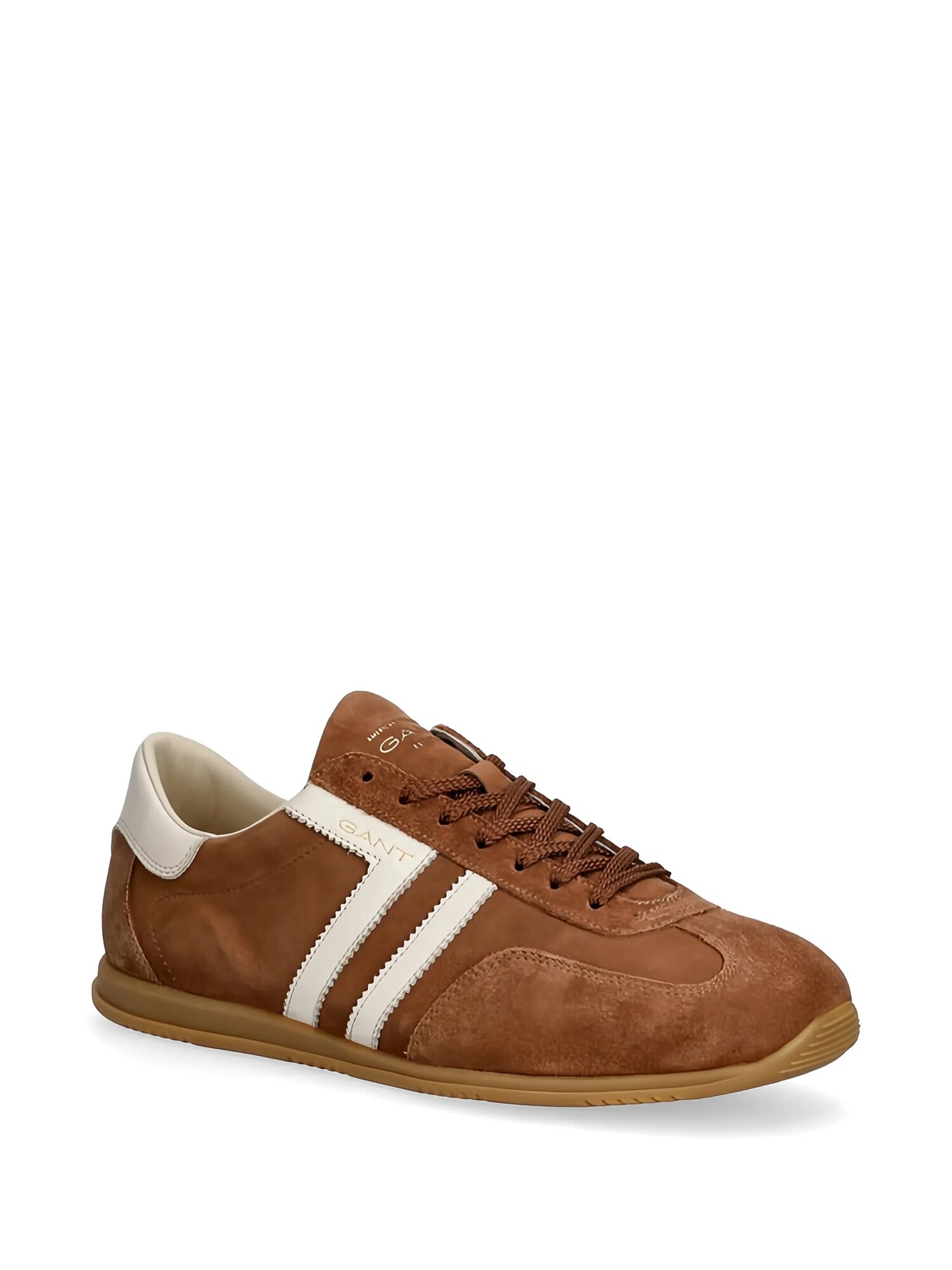 Кроссовки GANT Stripe suede sneakers, размер 40, brown — фото 1