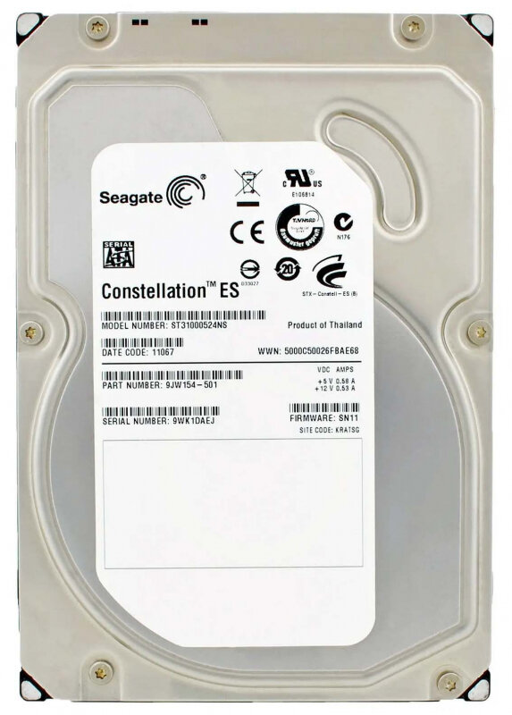 Жесткий диск Seagate 9JW154 1Tb SATAII 3,5" HDD