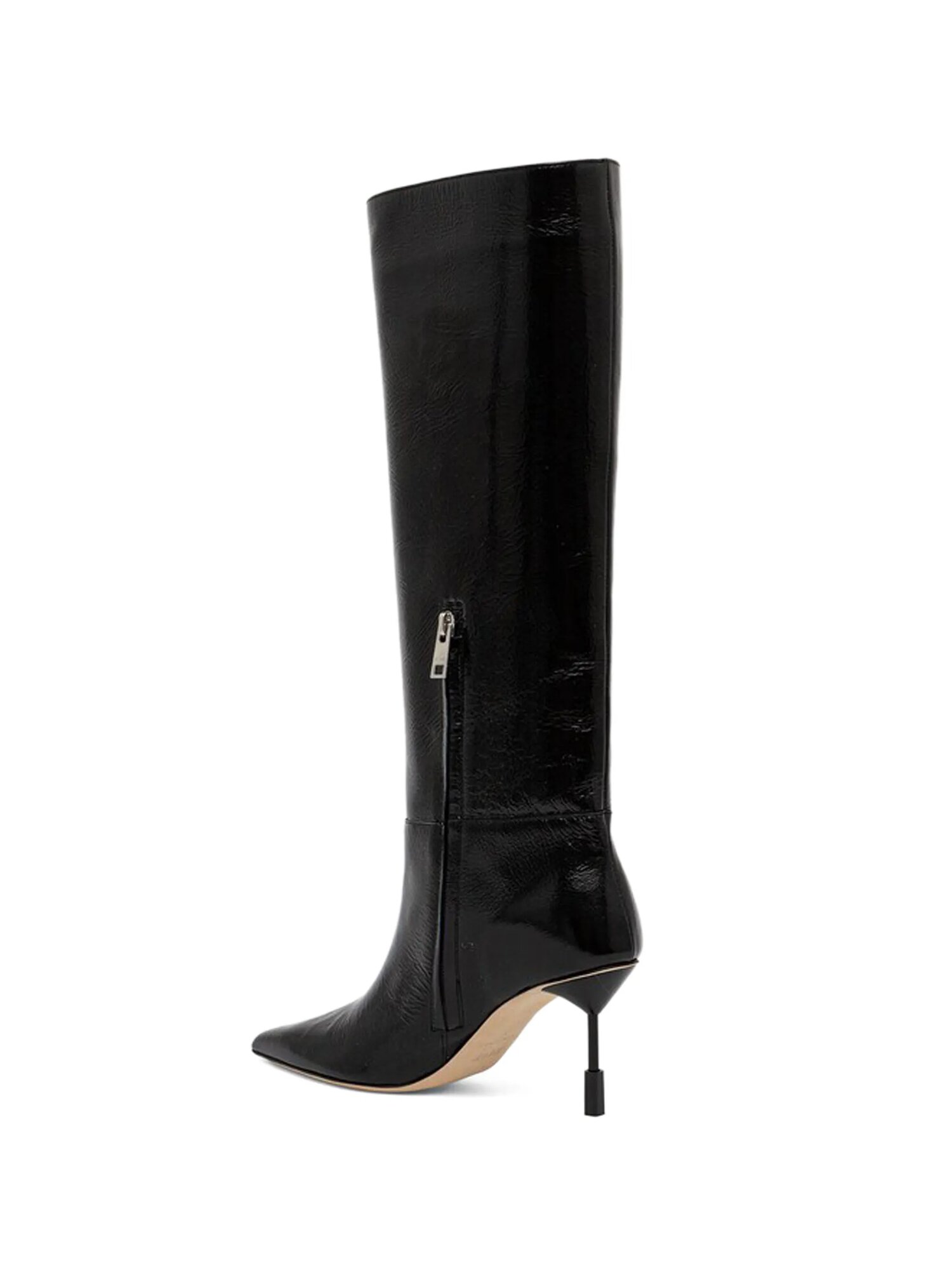 Ботинки MSGM Pointed knee high boots, размер 40, black/black — фото 1