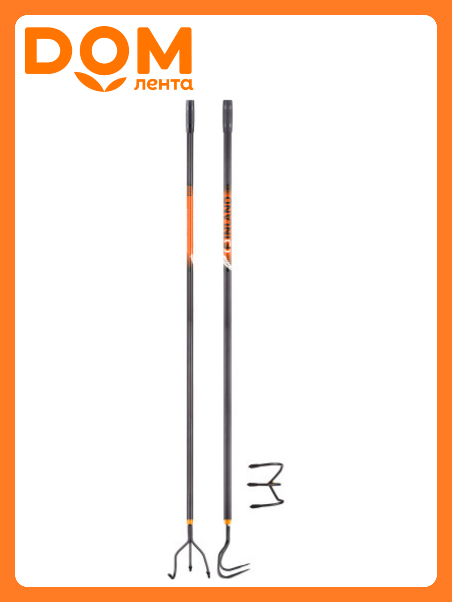 Культиватор ручной с алюминиевым черенком FINLAND LIGHT 2325 164 см