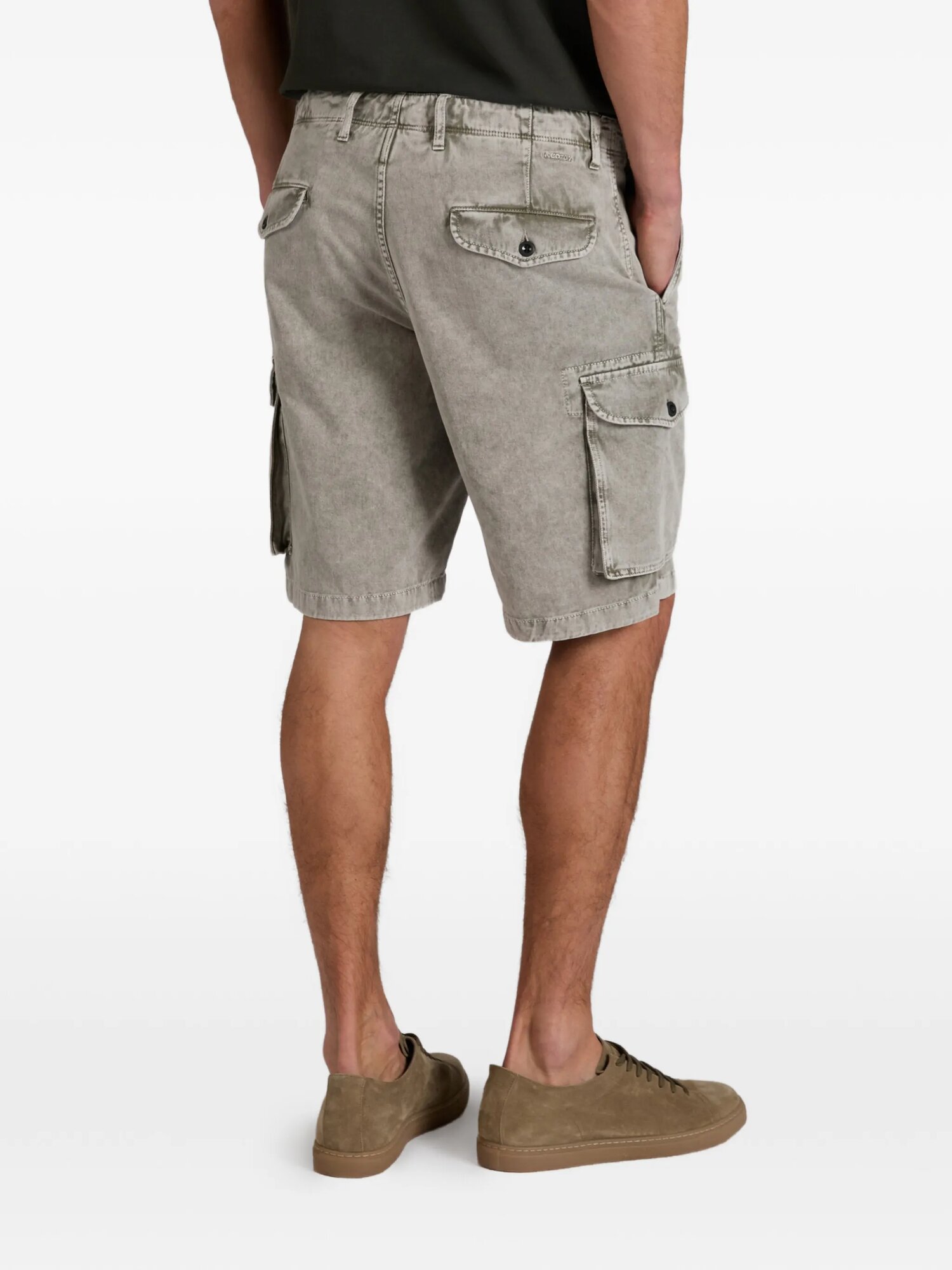 Шорты Slowear Button cargo shorts, размер L, green — фото 1