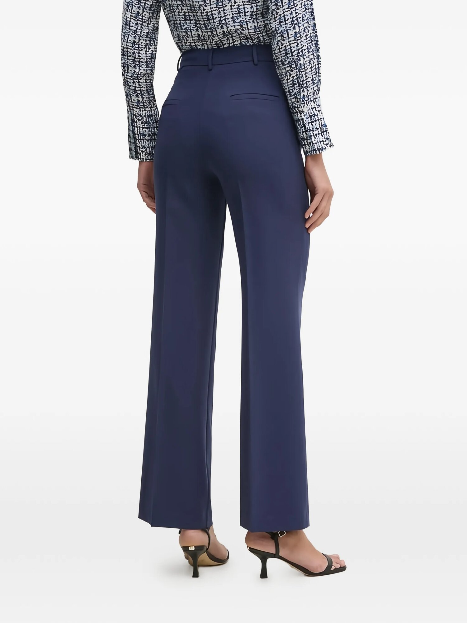 Брюки Sisley Flared trousers, размер 44, blue — фото 1