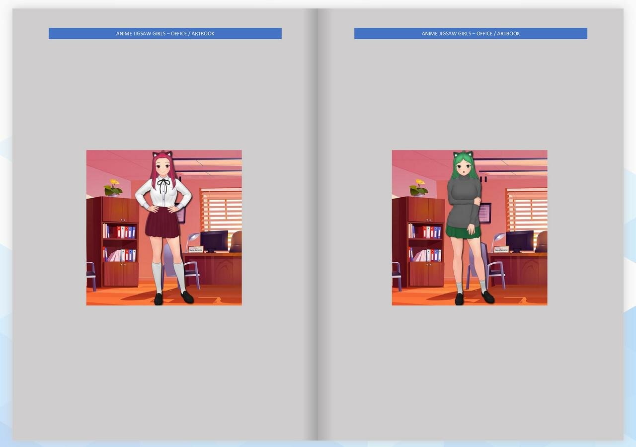 Anime Jigsaw Girls - Office ArtBook DLC PC Steam Ключ • Активация Steam
