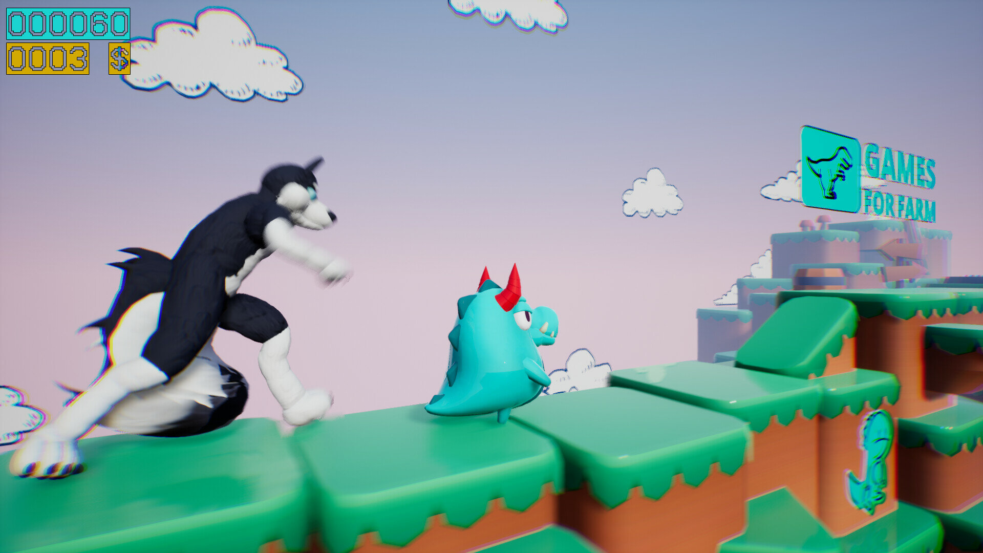 Dino running from a FURRY: GAMESFORFARM PC Steam Ключ • Активация Steam