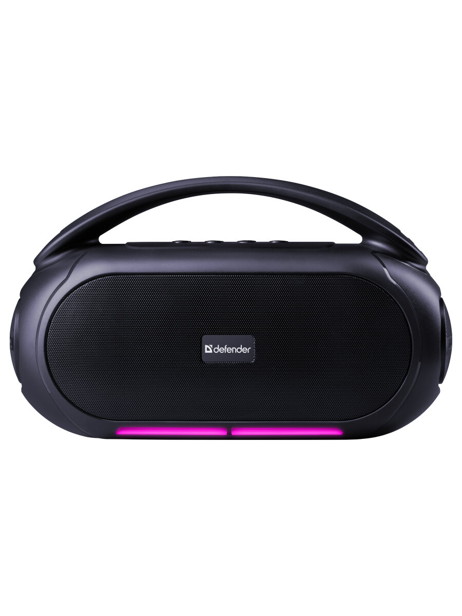 Колонка портативная DEFENDER Beatbox 12 (12Вт, BT/FM/USB/TF/MIC/RGB) (65812)