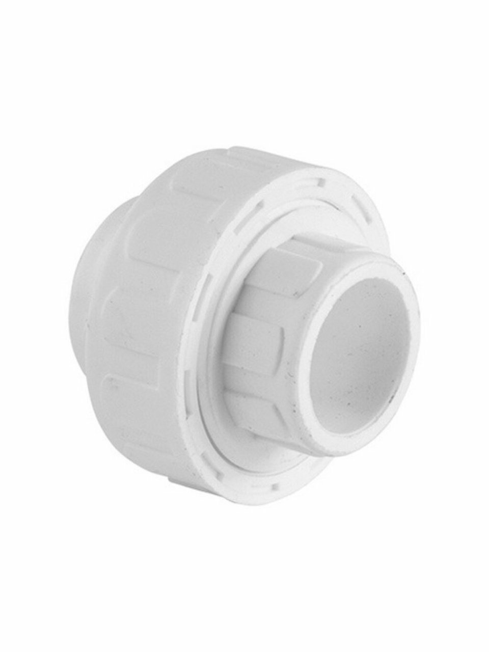 Разъемное соединение полипропиленовое РосТурПласт 25 мм белое для труб отопления и водоснабжения
