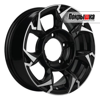 Диски литые Khomen KHW1505 5.5х15/5х139.7 D108.1 ET5.0, Black-FP
