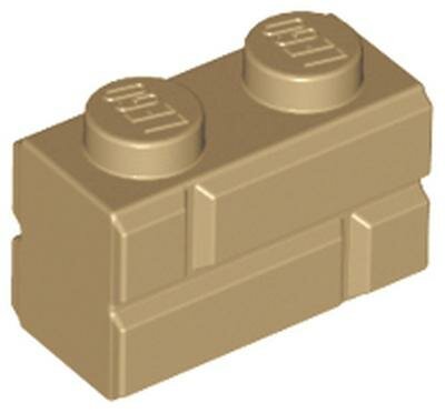 Деталь Lego 98283 Brick, Modified 1 x 2 with Masonry Profile