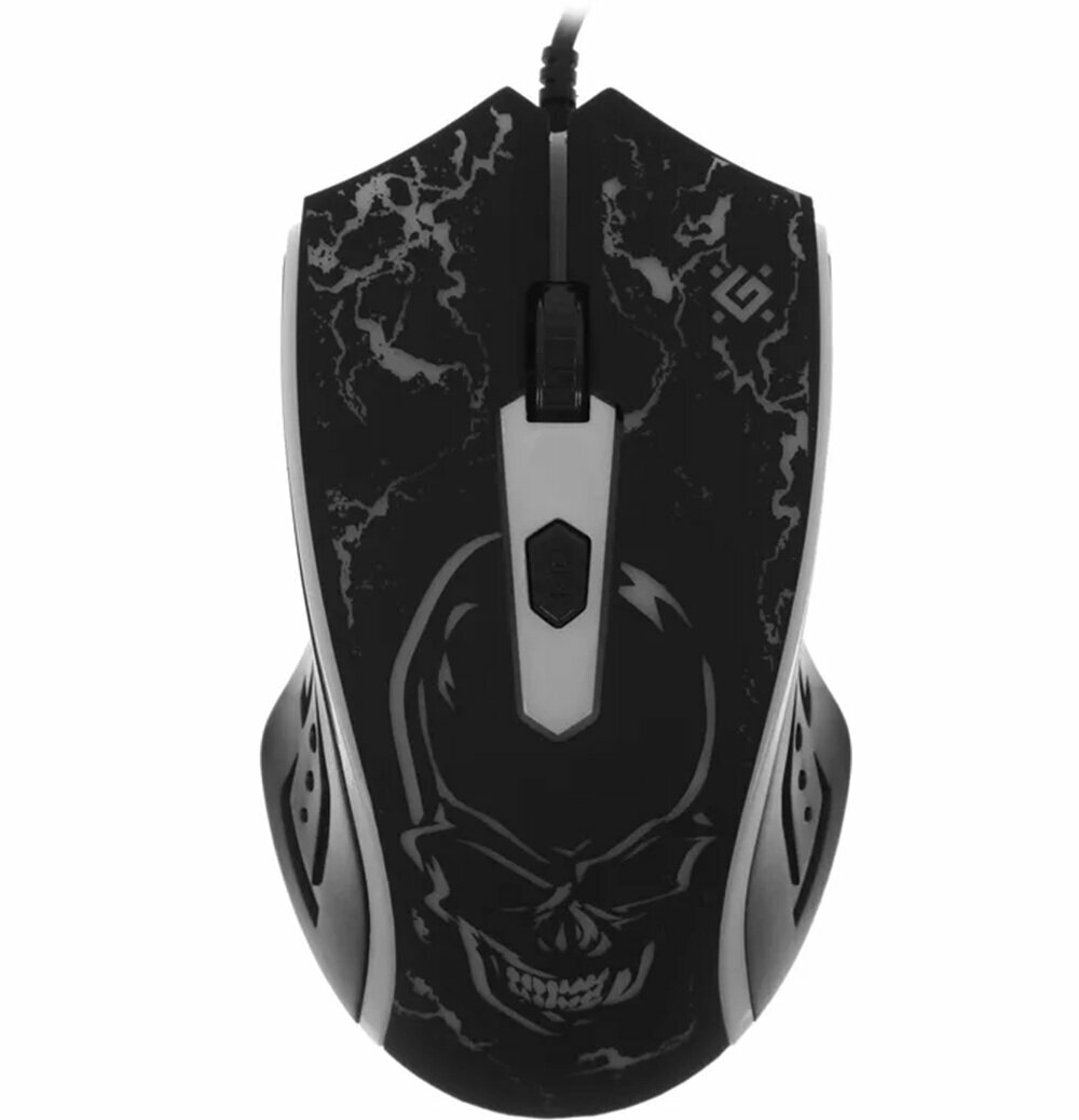 Мышь проводная оптическая DEFENDEROVERMATCH GM-069, черная, 52069