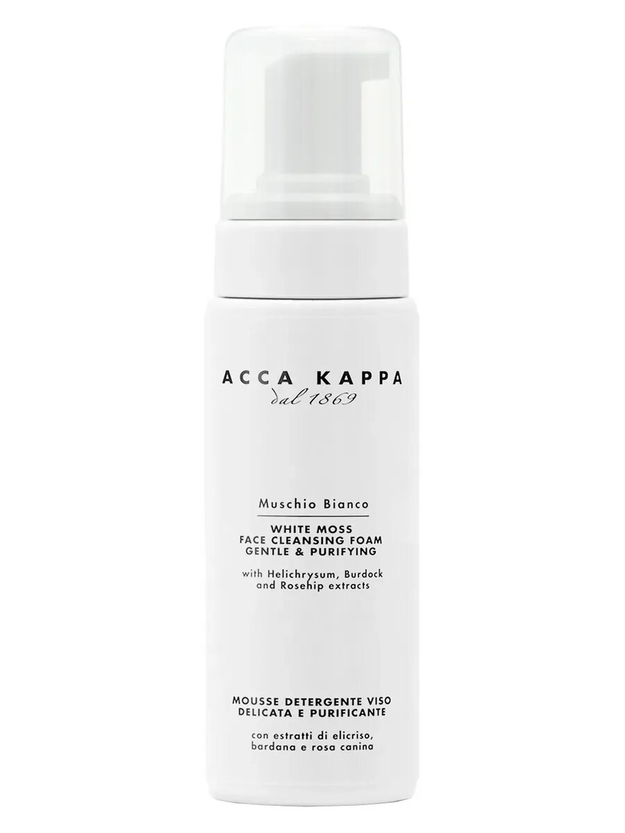 Acca Kappa Очищающая пенка для лица White Moss 200ml