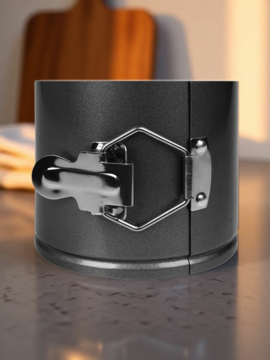 Форма для выпечки с зажимом для кулича из углеродной стали размер 12