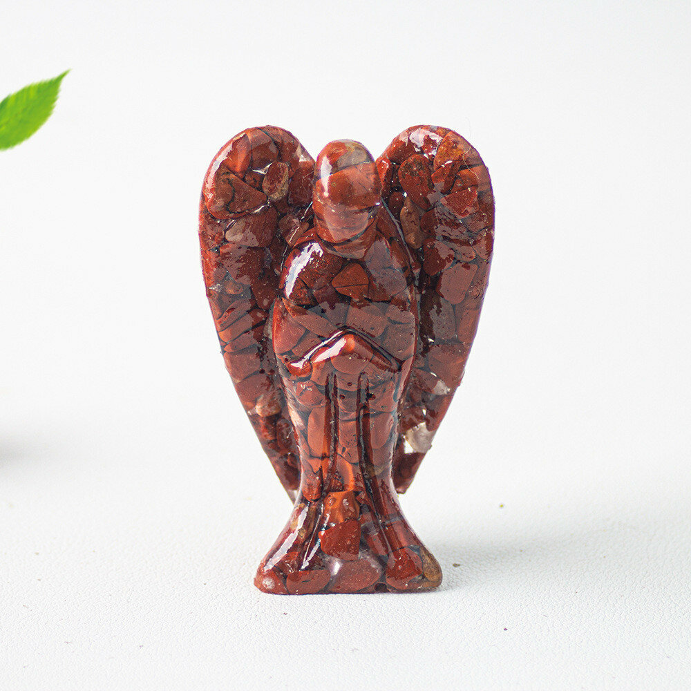 Скульптура ангела из смолы современная с ручной работой водяного кристалла для духовного подарка стиль h